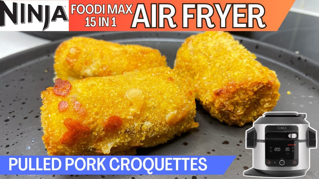 PULLED PORK CROQUETTES Recipe *AIR FRYER* Use up Leftover Pulled Pork ...