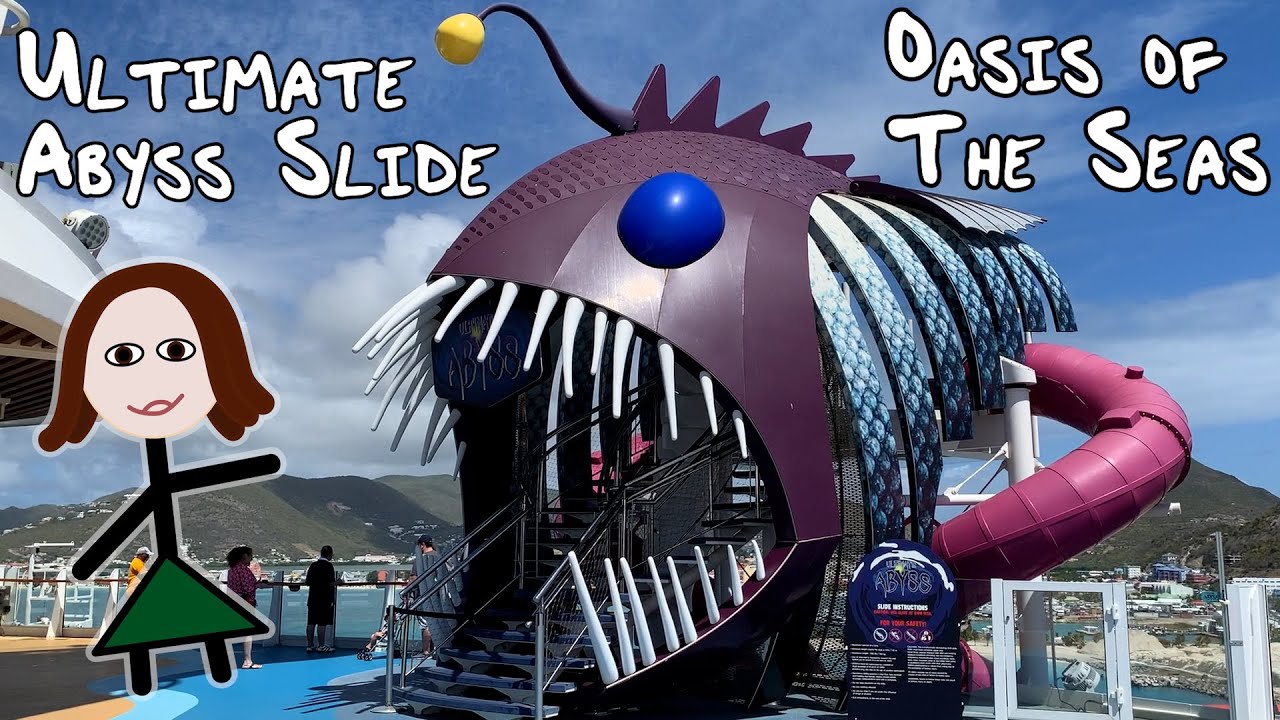 Where’s the water?! - Ultimate Abyss Slide - Oasis of The Seas Royal ...