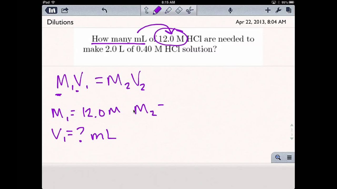 LM-U10 Dilutions explained - YouTube
