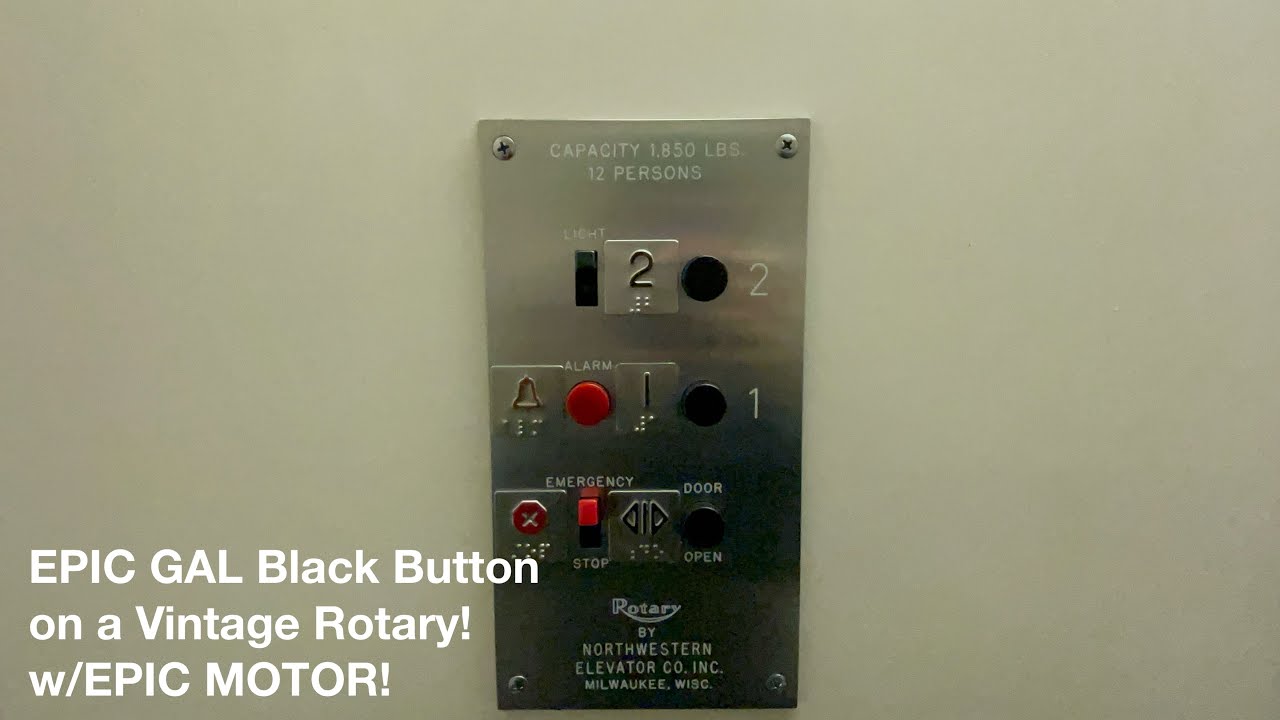 (EPIC MOTOR) EPIC Vintage Rotary Hydraulic Elevator @ Berkley Building ...