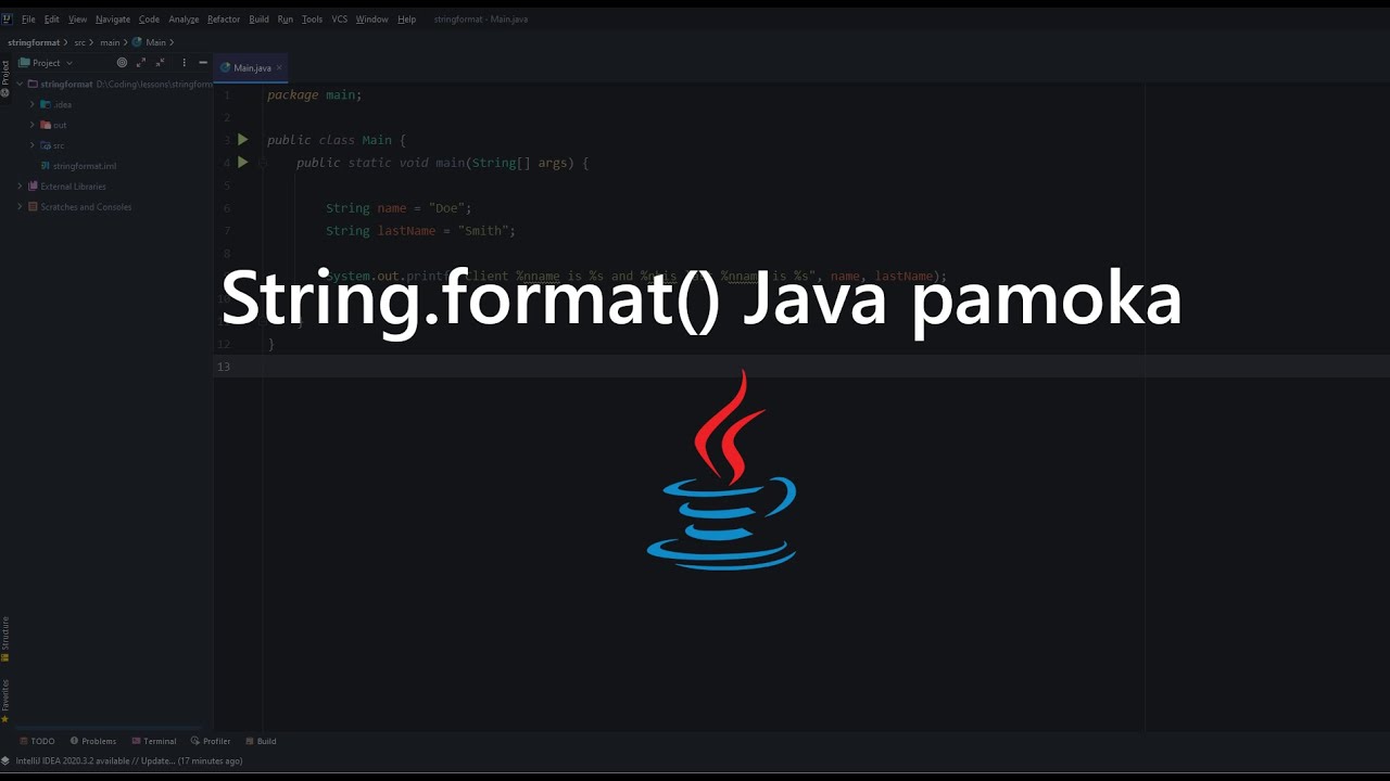 String format Java Pamoka YouTube String format Java Pamoka YouTube
