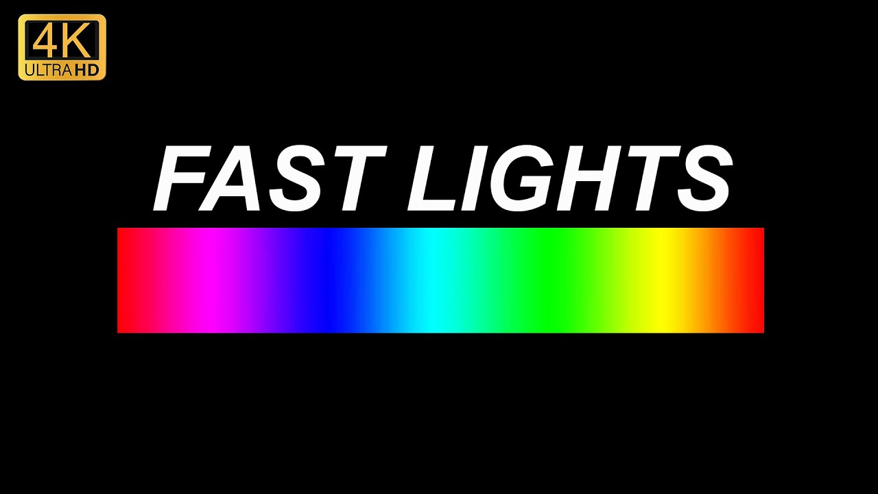 FAST LIGHTS SWITCH COLOUR | All Colors | 4k Background Video | Loop ...