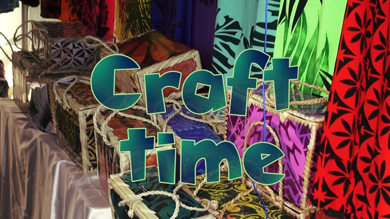 Art and Crafts at Pasfika Festival! - YouTube
