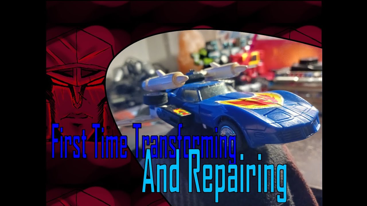G1 Tracks Repair and First Time Transforming! | 1980s Transformers stop ...