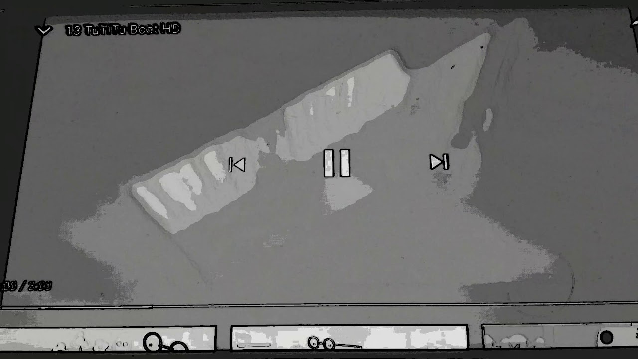 Blue white off 0.25x Greyscale Cartoons - YouTube