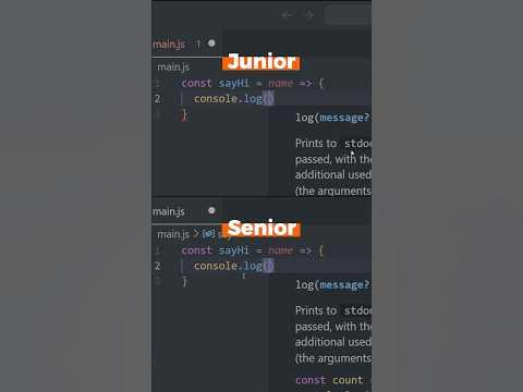 Junior vs Senior JavaScript ч.5 - YouTube