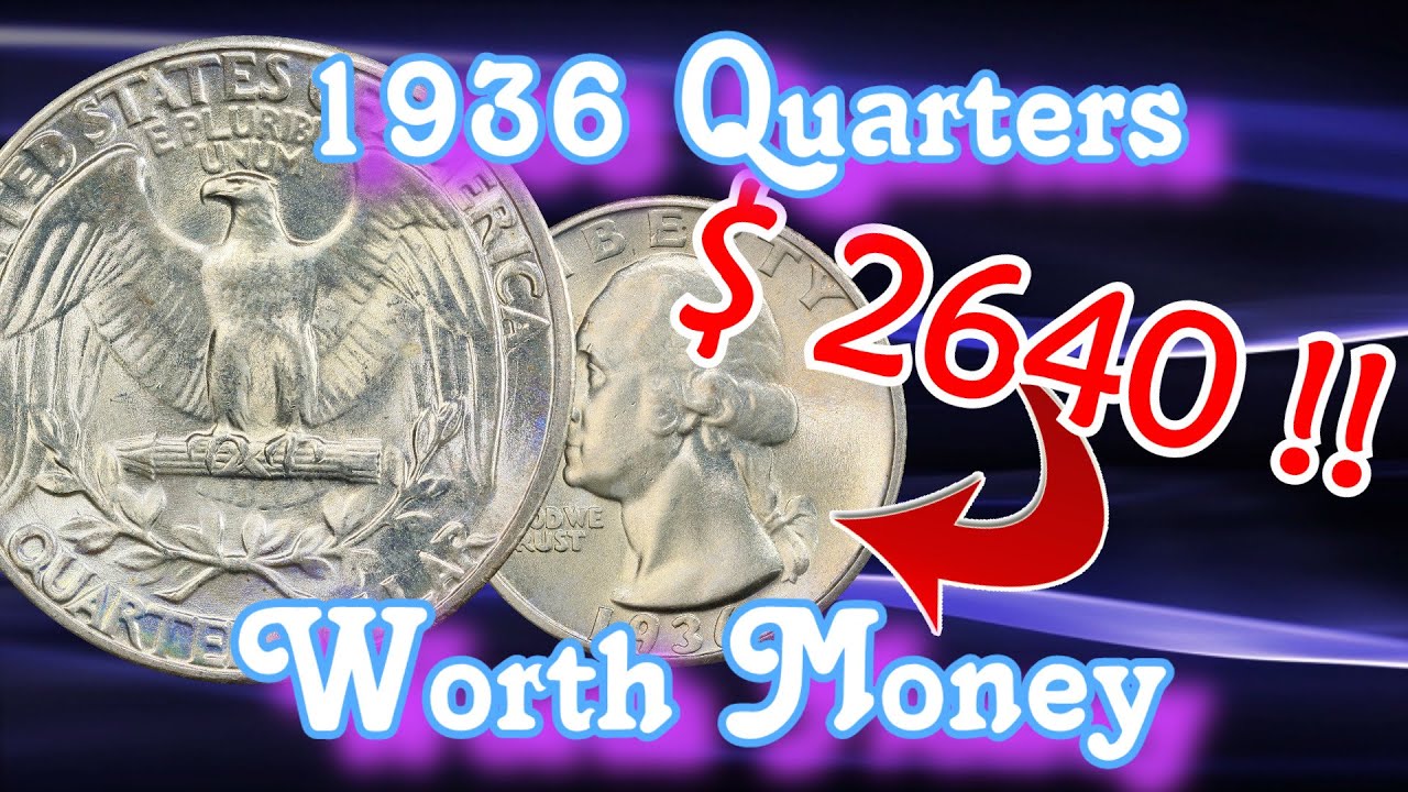 1936 Washington Quarter Varieties Worth Money - YouTube