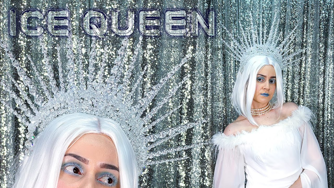 DIY ICE QUEEN ICICLE HALO CROWN || Lucykiins - YouTube