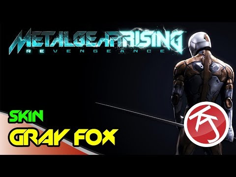 Metal Gear Rising - GRAY FOX SKIN & GAMEPLAY