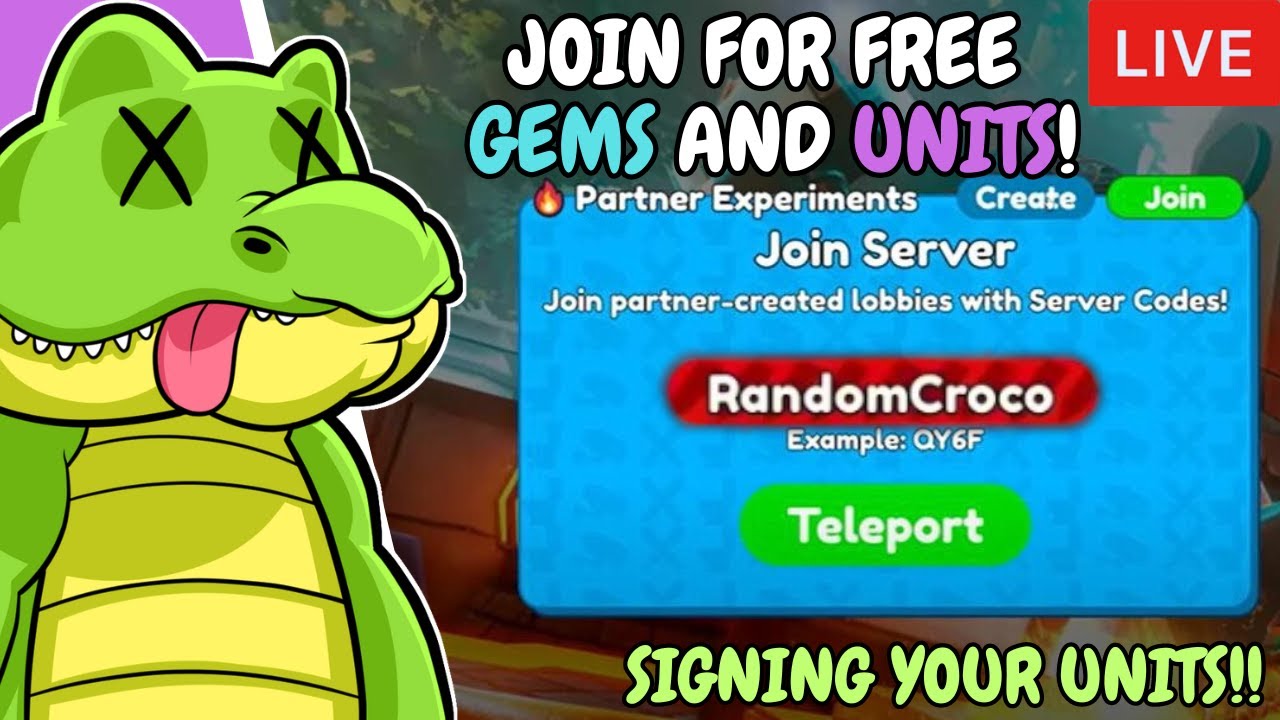 🔴 LIVE 2| FREE SHINY UNITS GIVEAWAY! 🎉 Join the Roblox TTD Sandbox fun ...