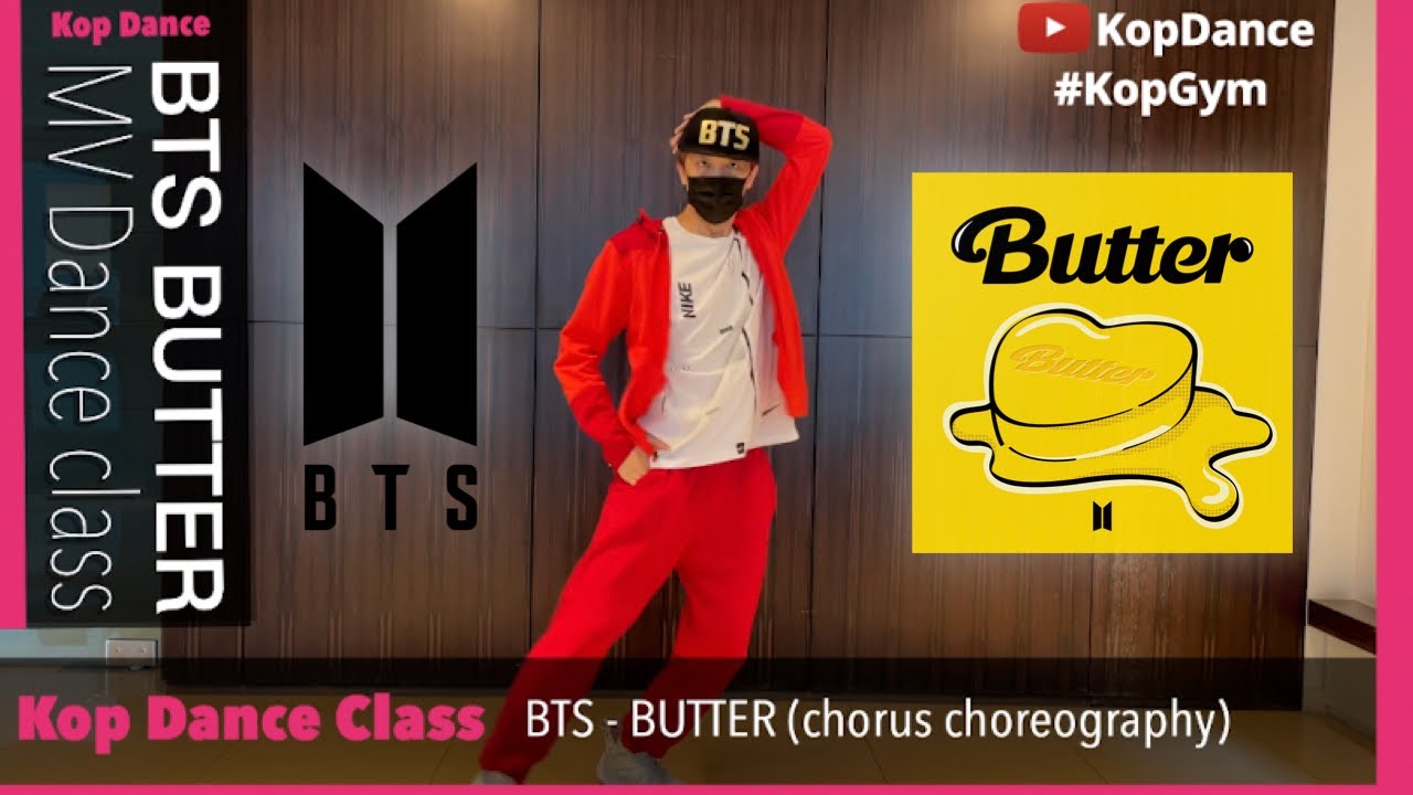 BTS `Butter` Dance Tutorial in 4min (mirrored)| 四分鐘教你跳Butter | Kop MV ...