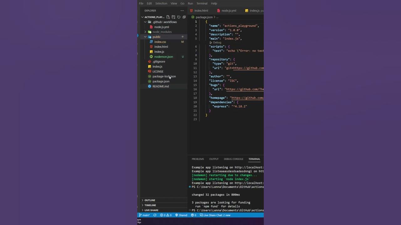 Speed Up Your Node.js Workflow with Nodemon [60s Tutorial] - YouTube
