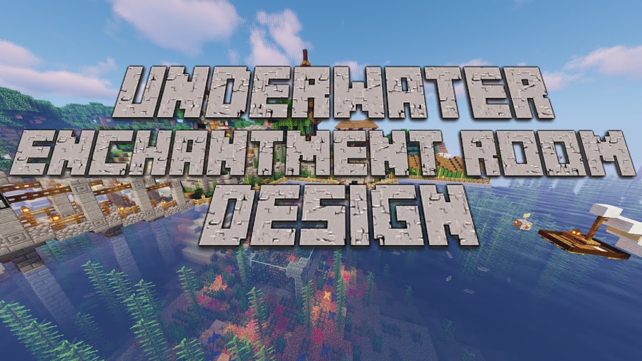 Minecraft Design - Underwater Enchantment Room - YouTube