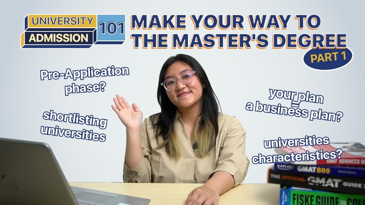 HOW TO MAKE YOUR WAY TO THE MASTER'S DEGREE (Part 1) || UNIVERSITY ...