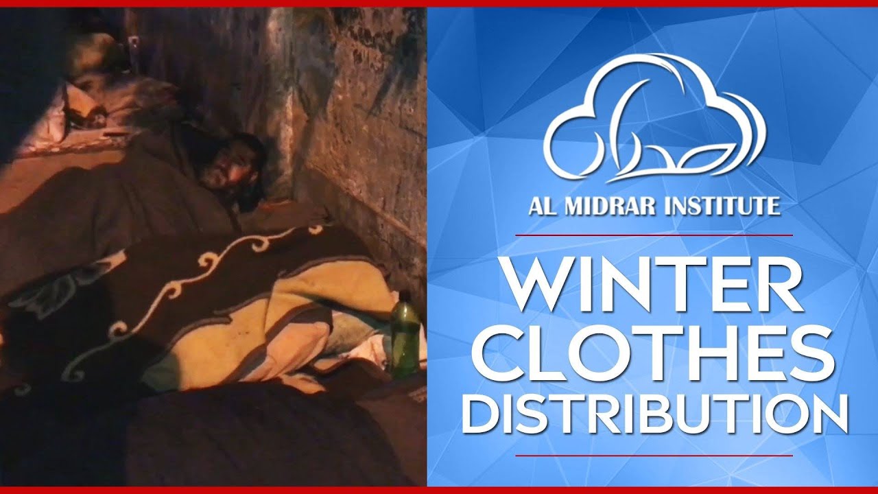 Winter Clothes Distribution | Al Midrar Institute - YouTube