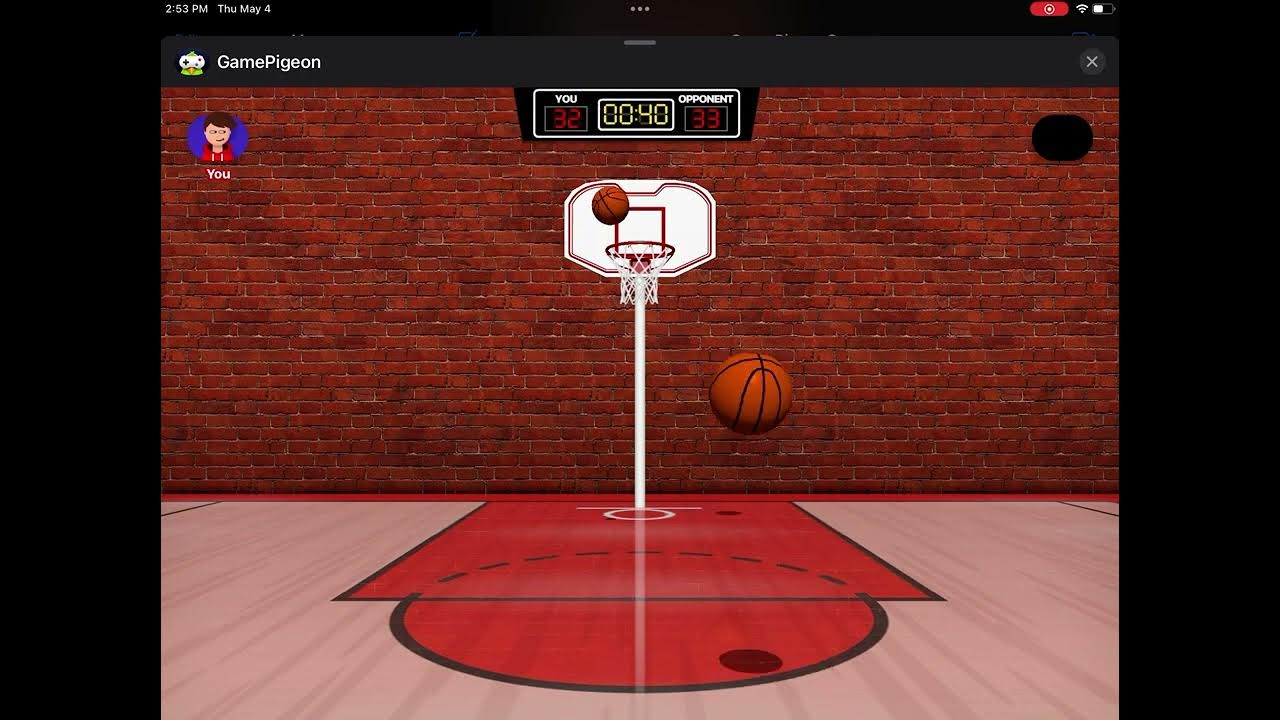GamePigeon Basketball (World Record) - YouTube