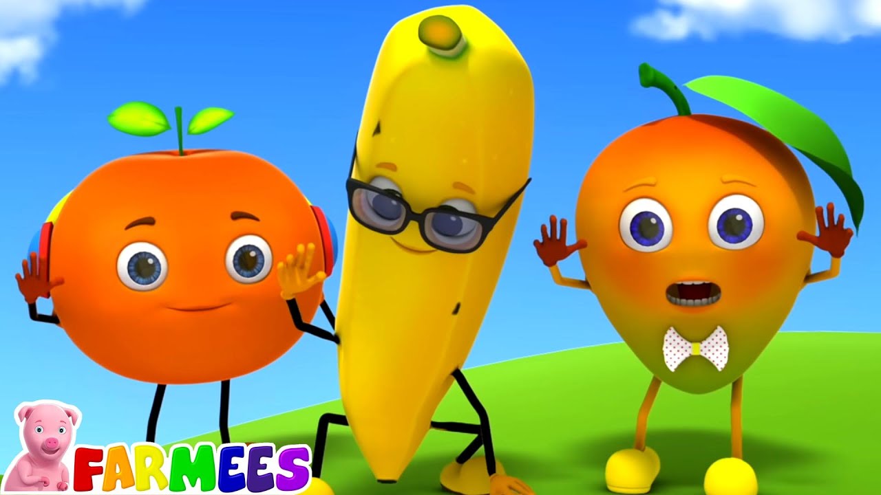Five Little Fruits + More Preschool Rhymes And Cartoon Videos by ...
