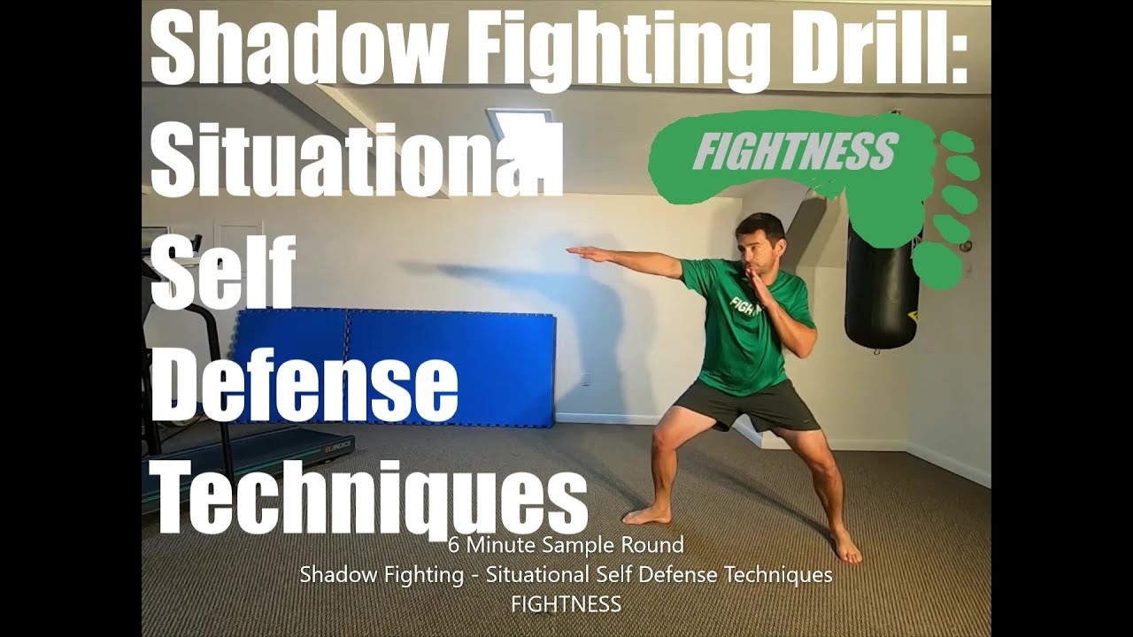 Situational Self Defense Techniques - Shadow Fighting Drill - Fightness ...