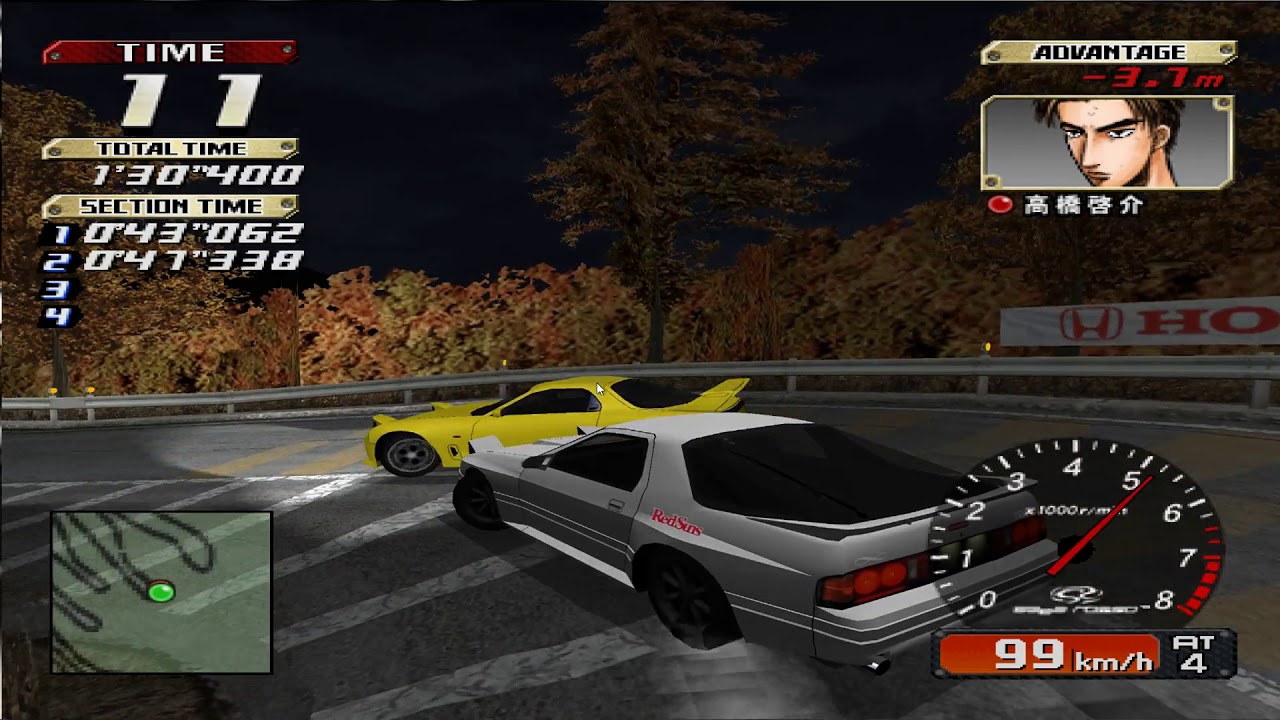Initial D - Special Stage PS2 gameplay - YouTube