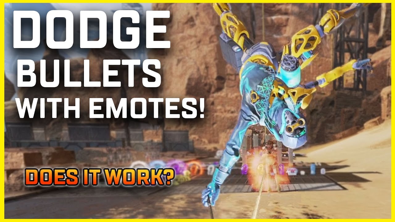 Can You Dodge a Bullet With a Ground Emote? Apex Legends Season 9 - YouTube