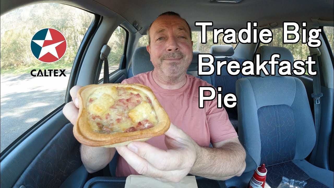 Caltex Tradie Big Breakfast Pie - YouTube