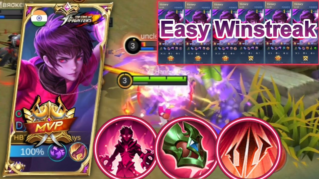 Easy Win streak With This Hero 💯 | MLBB - YouTube