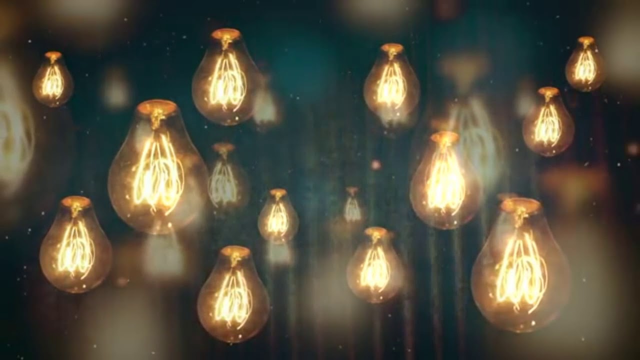 Moving Vintage Light Bulbs Background Motion Video Loops HD - YouTube