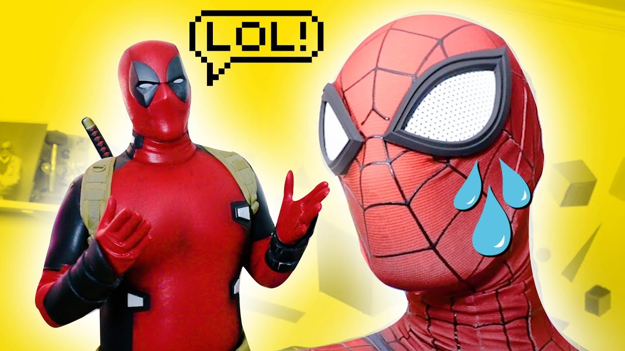 DEADPOOL ROAST SPIDER-MAN - Marvel Parody In Real Life - YouTube