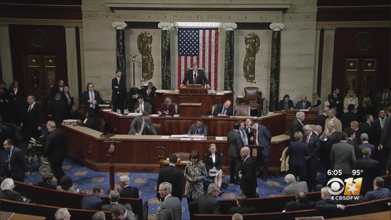 Members Of Congress Split Down Party Lines On Impeachment Inquiry - YouTube