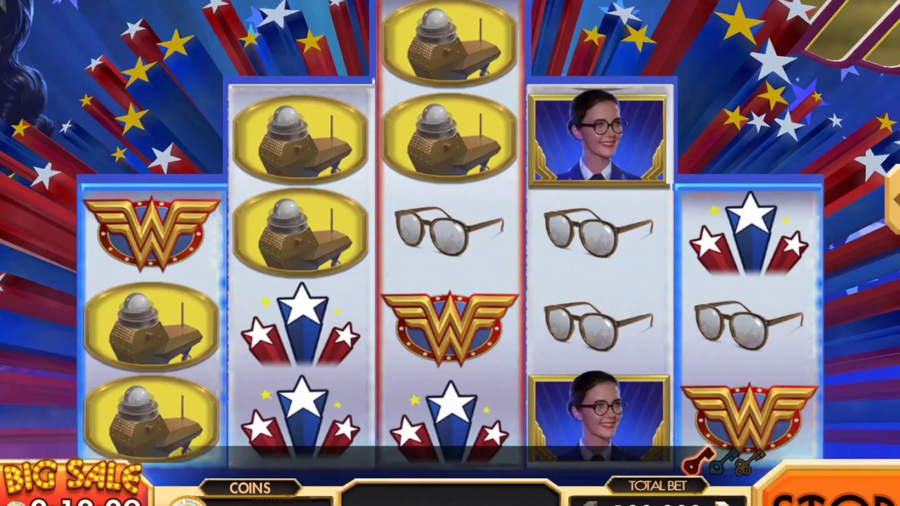 WONDER WOMAN Video Slot Casino Game with a PICK BONUS - YouTube