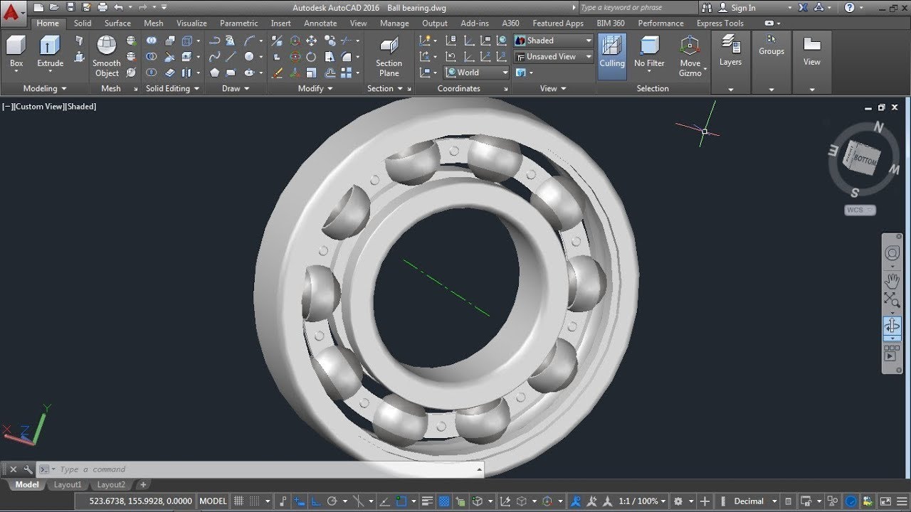 AUTO CAD TUTORIAL How To Draw Ball Bearing In Autocad YouTube auto-cad-tutorial-how-to-draw-ball-bearing-in-autocad-youtube