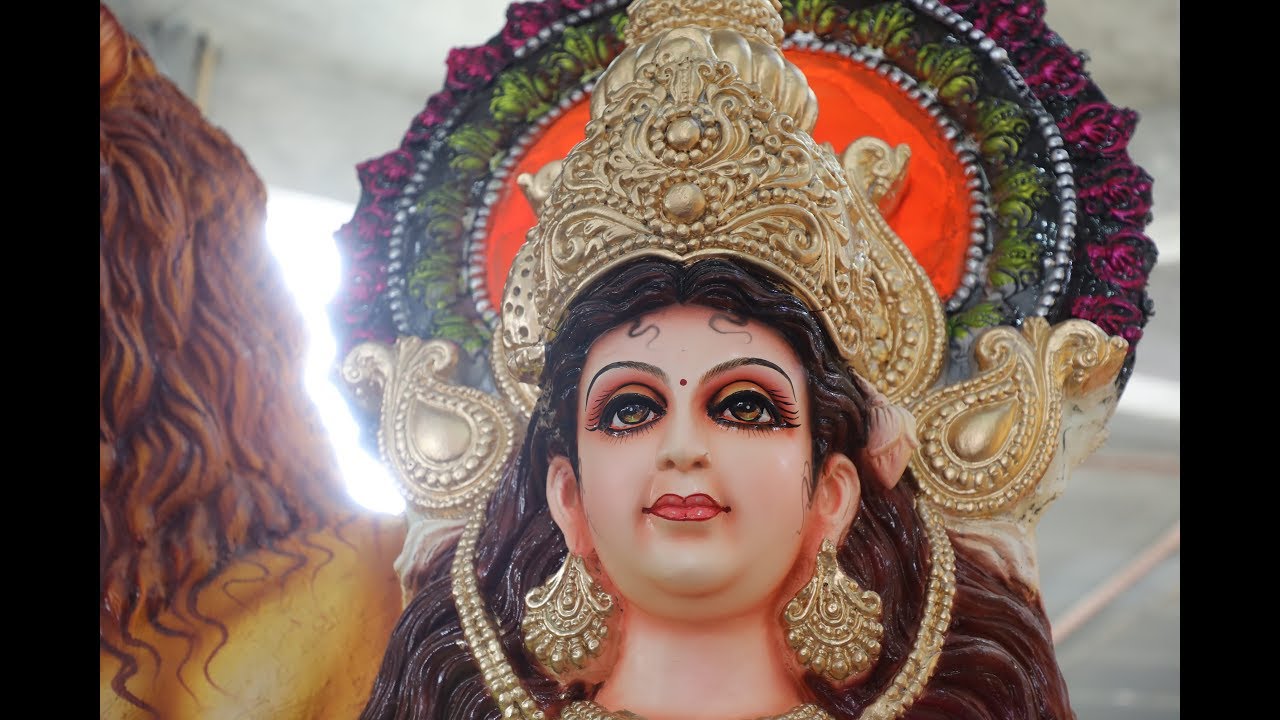 Durga Murti Making | Maa Durga Idol Making Work Shop | Durga Idol ...