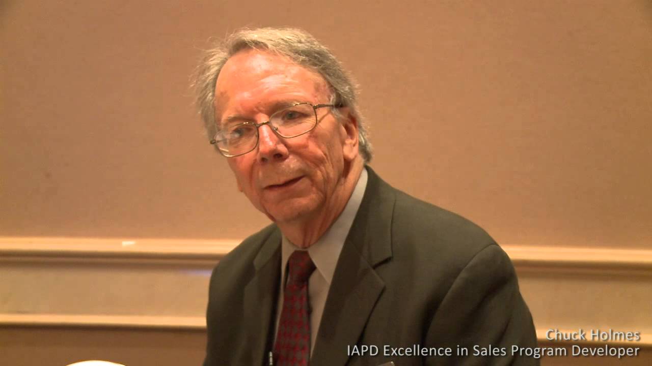 Chuck Holmes, IAPD Excellence in Sales Program Developer - YouTube