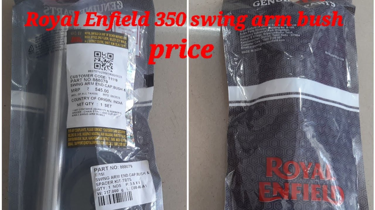 Royal enfield classic 350 swing arm bush price# kaichi bush price # ...