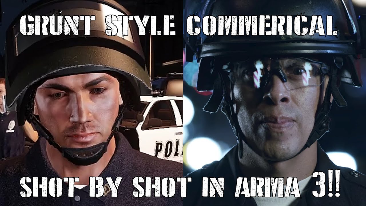 Shot for Shot Grunt Style Commercial IN ARMA 3!!! - YouTube