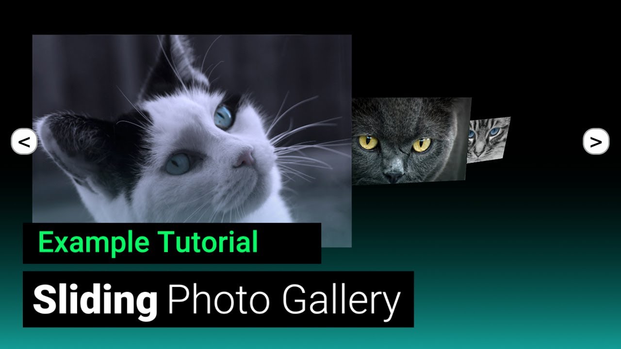 Sliding Photo Gallery - YouTube