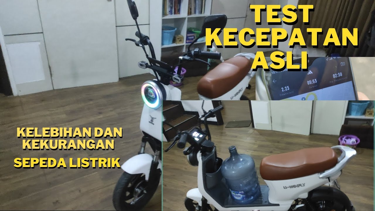 KELEBIHAN DAN KEKURANGAN SEPEDA LISTRIK U-WINFLY DRAGONFLY 8 (TEST ...