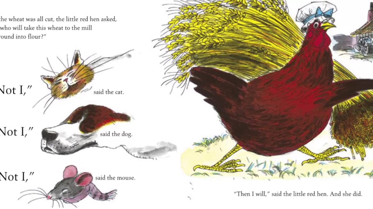 📚 Kids Book Read Aloud: THE LITTLE RED HEN by Paul Galdone - YouTube ...