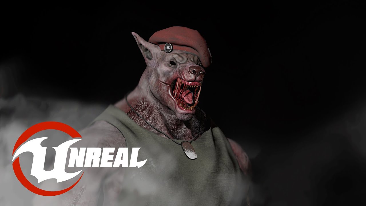 Animated Low poly Game Ready WEREWOLF SOLDIER / 3D - YouTube