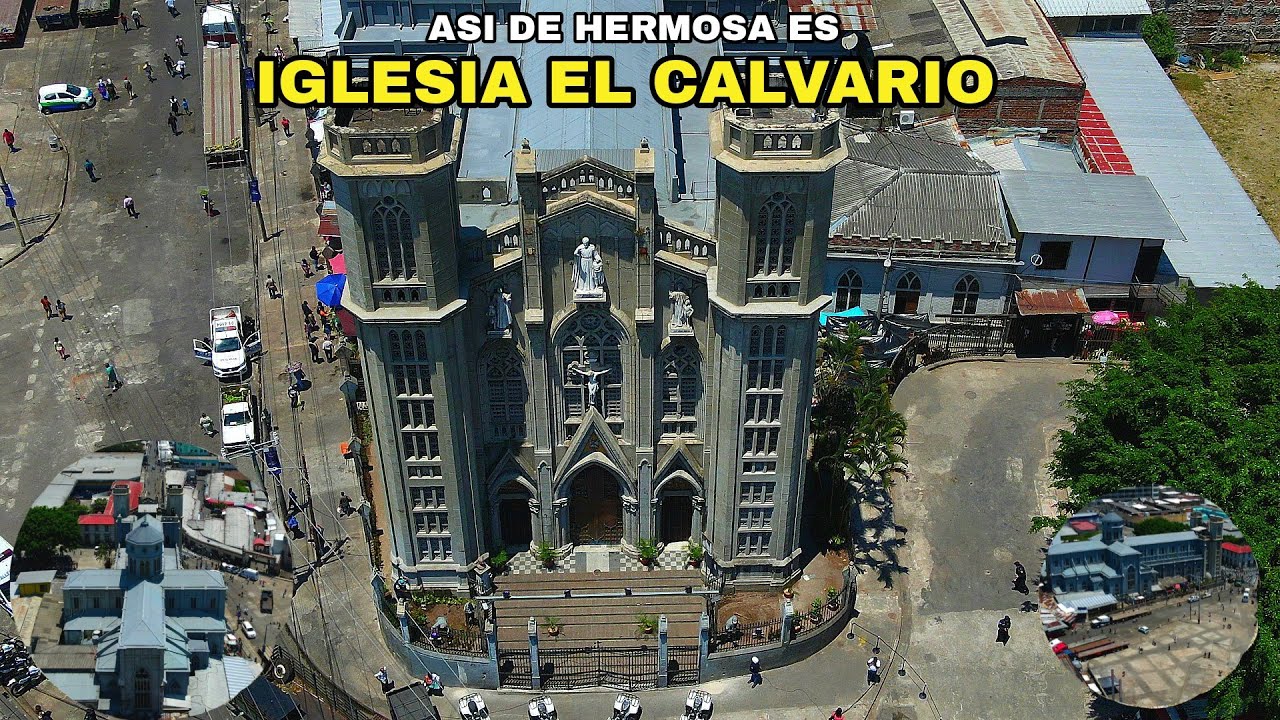 ASI DE HERMOSA SE VE IGLESIA EL CALVARIO. #elsalvador - YouTube