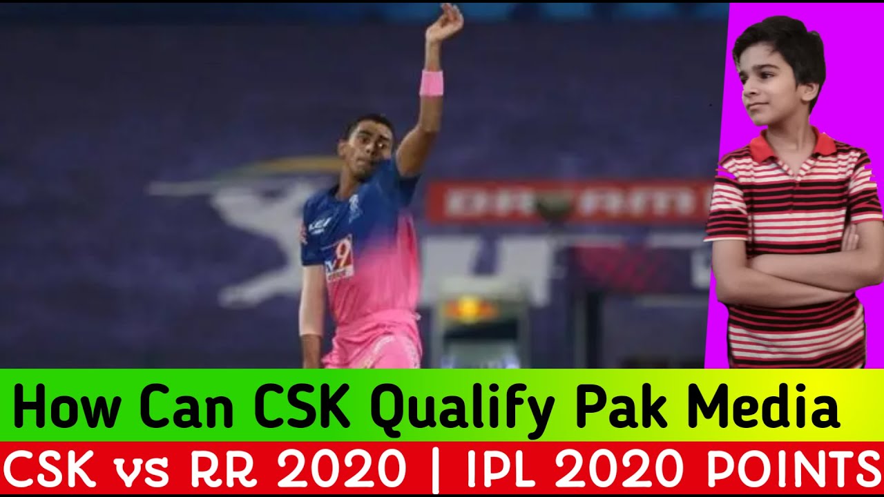 Can CSK still Qualify? | CSK vs RR 2020 Analysis | RR vs CSK 2020 | IPL ...