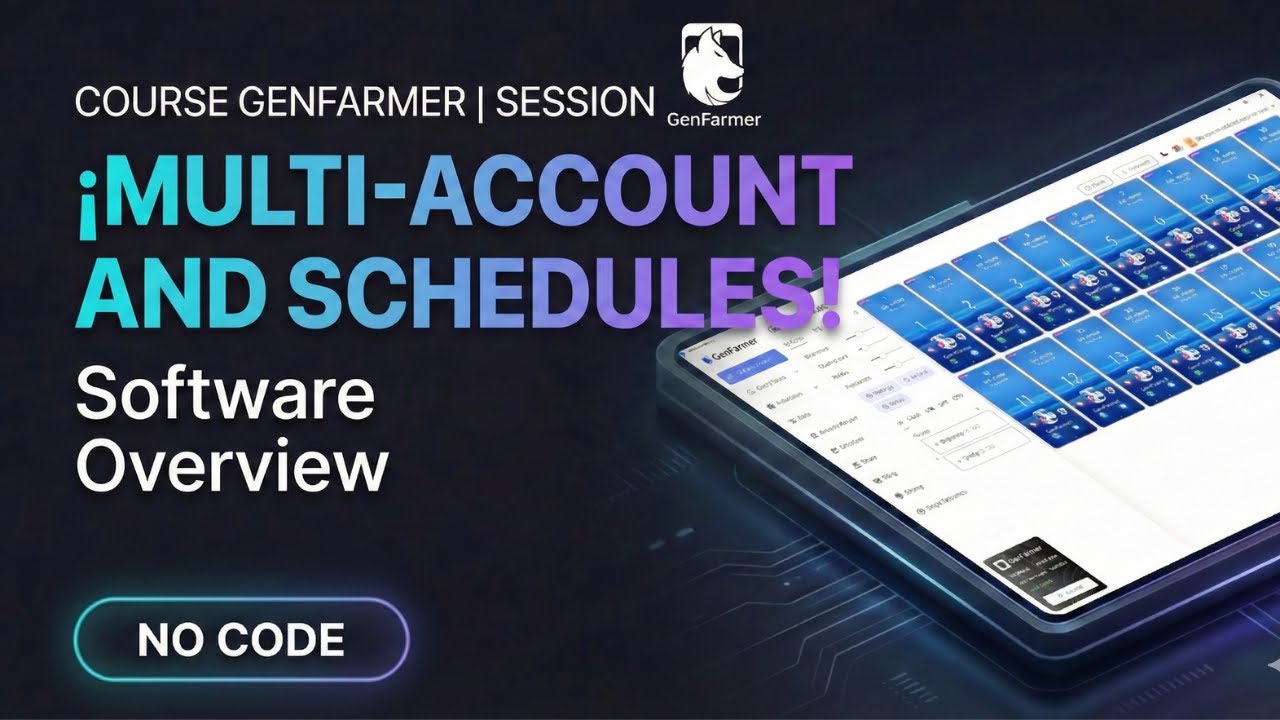 GenFarmer No Code Session 1: General Overview and Application Features ...