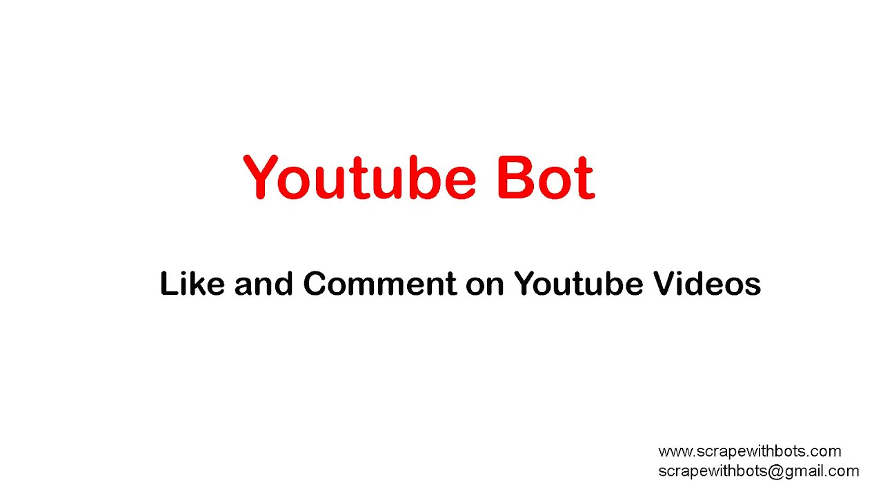 Youtube Like And Subscribe Bot - YouTube