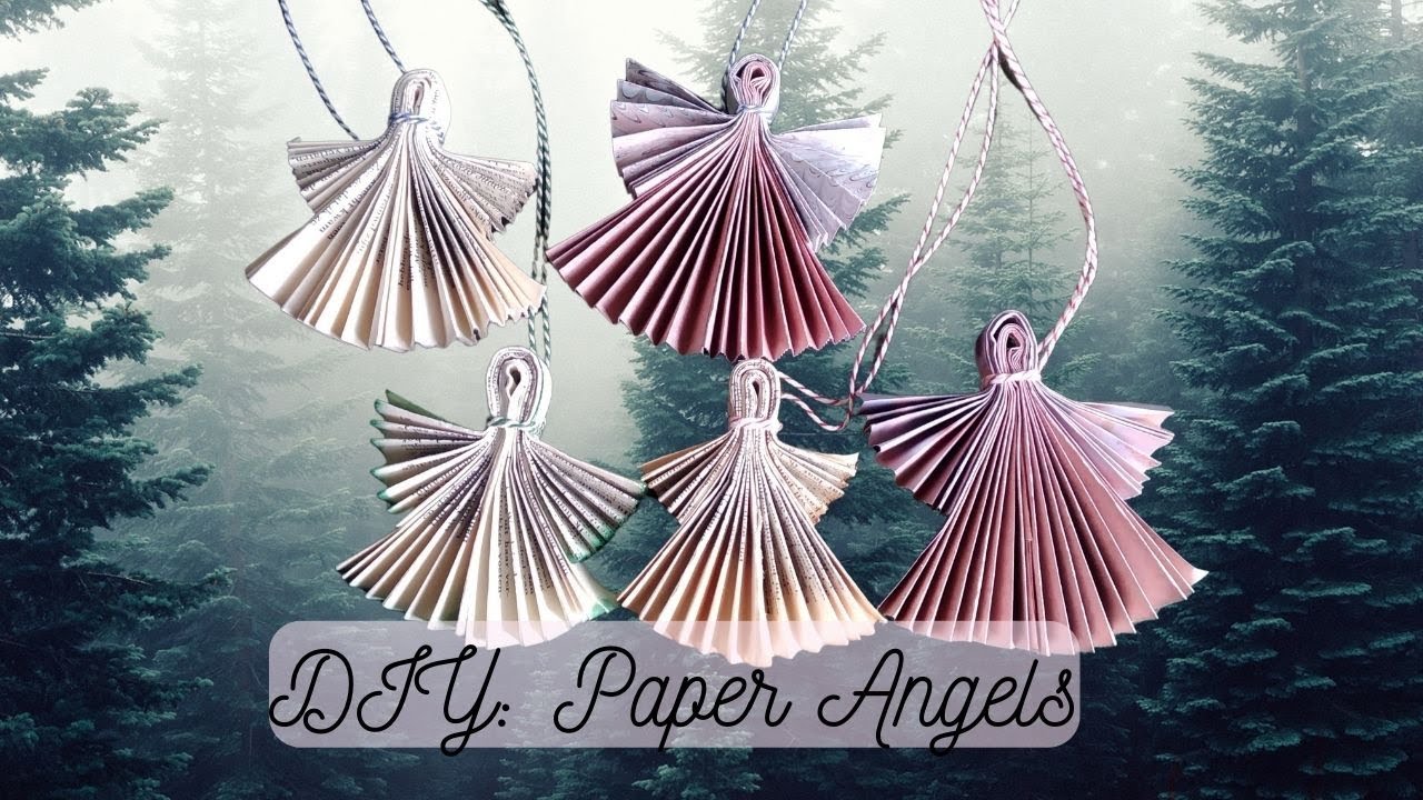 DIY: Paper Angels - YouTube