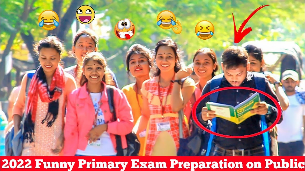 2022 Funny Primary Exam Preparation on Public Prank | Amazing Reaction ...