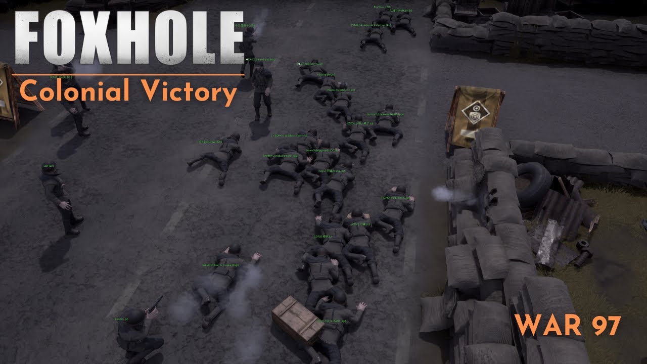 Foxhole | Colonial Victory (War 97) - YouTube