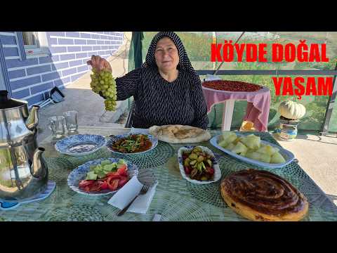 BAHÇEMİZİN BEREKETİ GENE NELER VARMIŞ KAHVALTI HAZIRLIĞIMIZ BAHÇEMİZDEN