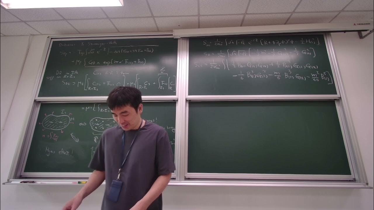 String theory: D-brane dynamics and Strominger-Vafa computation - YouTube