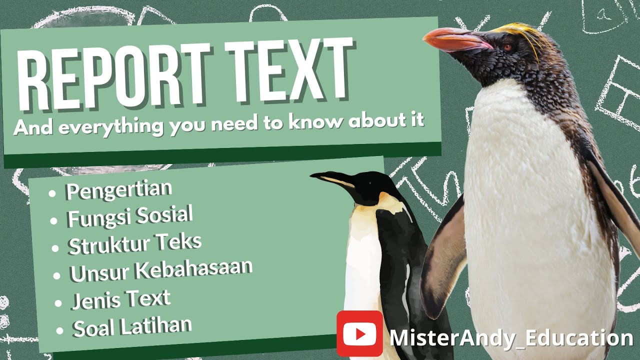 Belajar REPORT TEXT. Pengertian, Struktur teks, Unsur Kebahasaan, Jenis ...