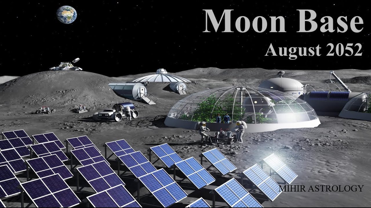 Moon Base August 2052 - Astrological prediction - YouTube